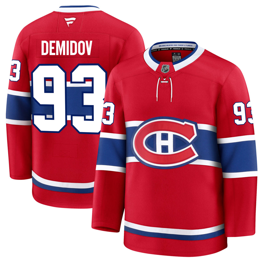 Ivan Demidov Montreal Canadiens Fanatics Home Premium Red Jersey – CoolHockey.ca