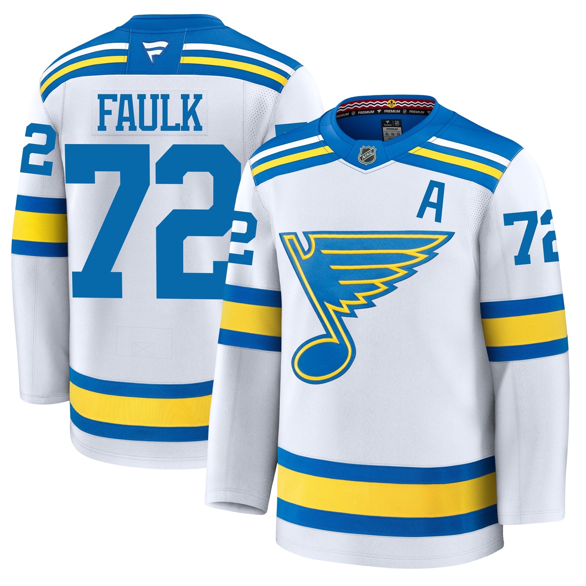 Justin Faulk St Louis Blues Fanatics Away Premium Jersey – CoolHockey.ca